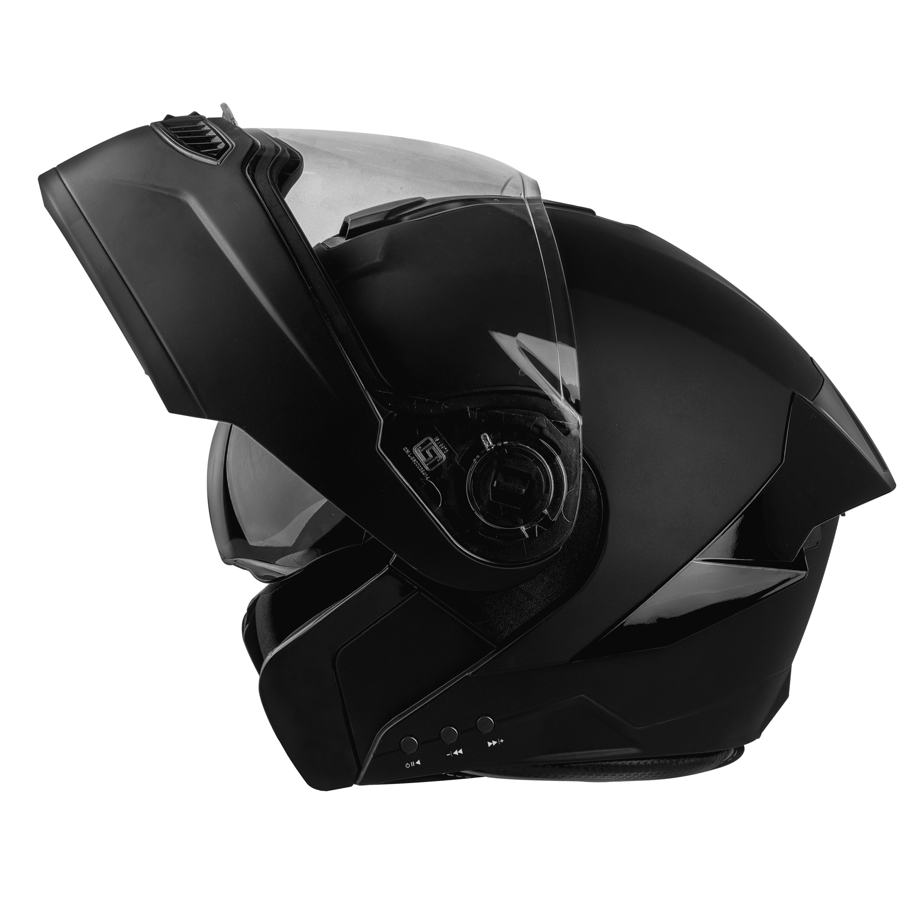 SBA-8 BT GLOSSY BLACK – HELMETWALA.COM