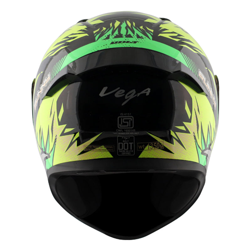 Bolt Bunny Black Neon Yellow Free Balaclava Mask – HELMETWALA.COM