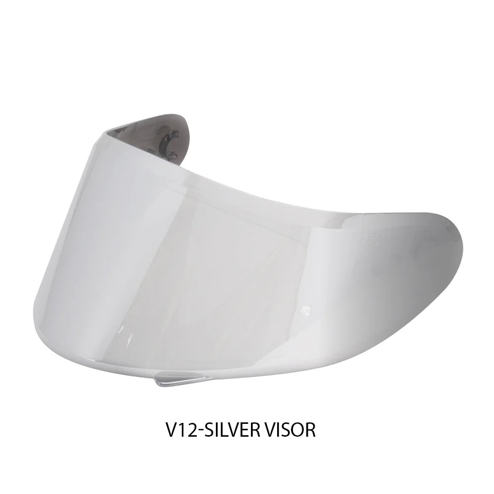MT Helmet - V12 Pin-lock ready Visor (Silver Iridium) – HELMETWALA.COM