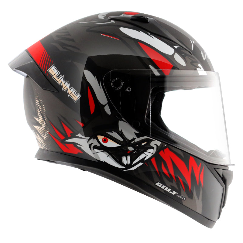 Bolt Bunny Black Red Helmet – HELMETWALA.COM